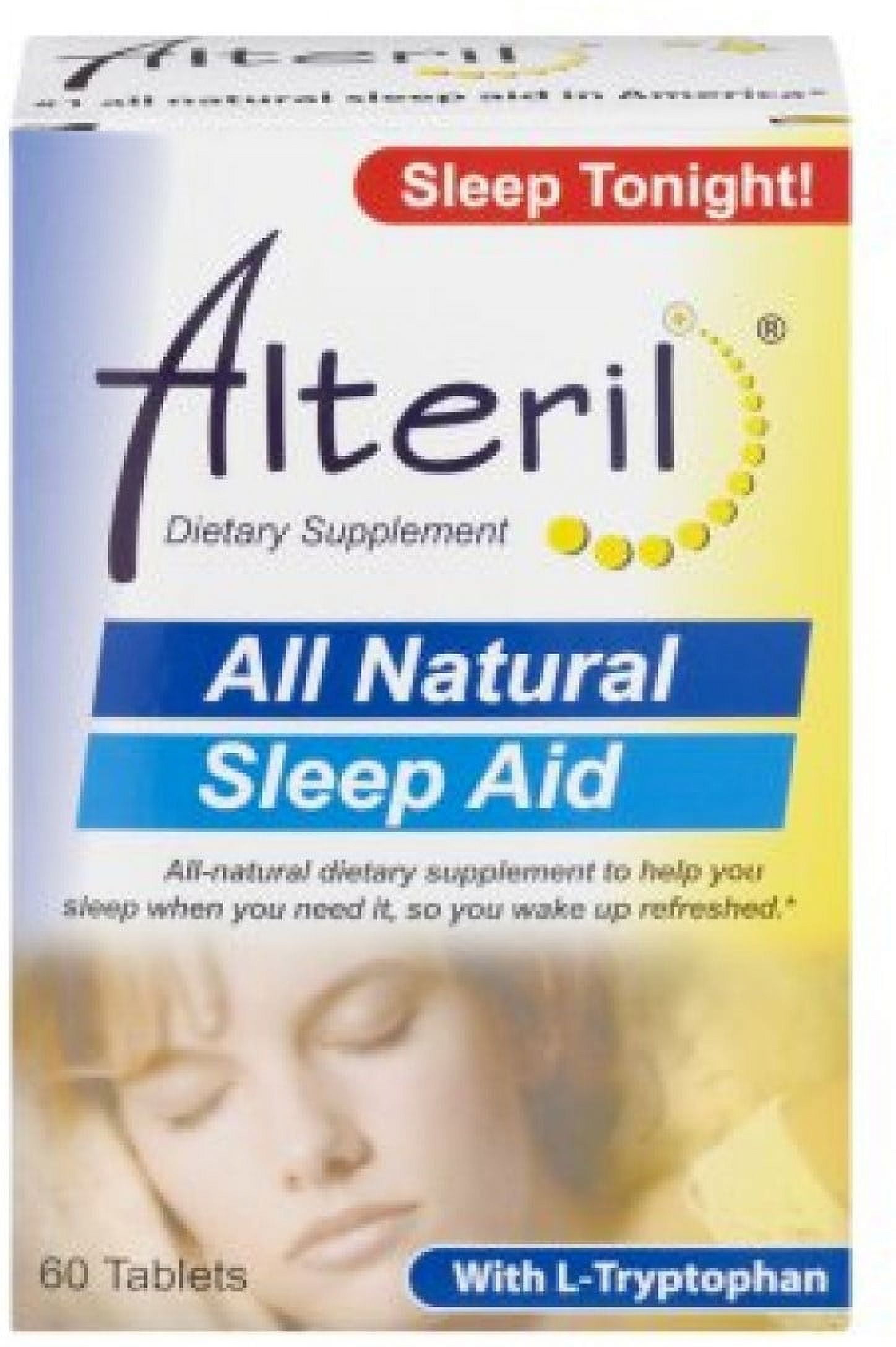 Alteril All Natural Sleep Aid 60 Tablets (Pack of 6) - Walmart.com