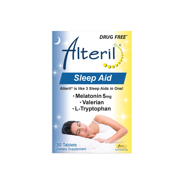 Alteril All Natural Sleep Aid, Drug Free Supplement, 60ct Capsules for ...