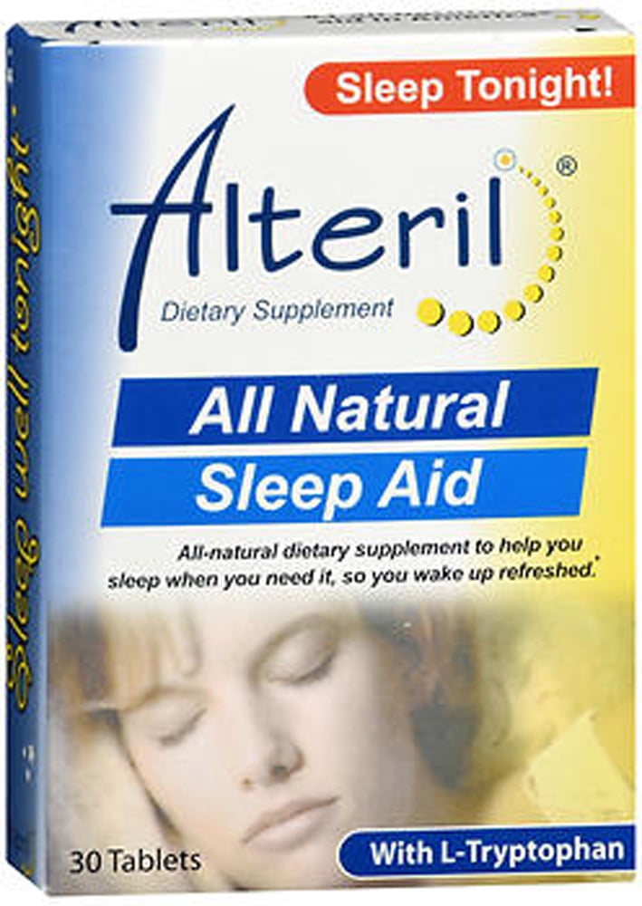 Alteril All Natural Adult Sleep Aid Medicine, 30 Count Tablets ...