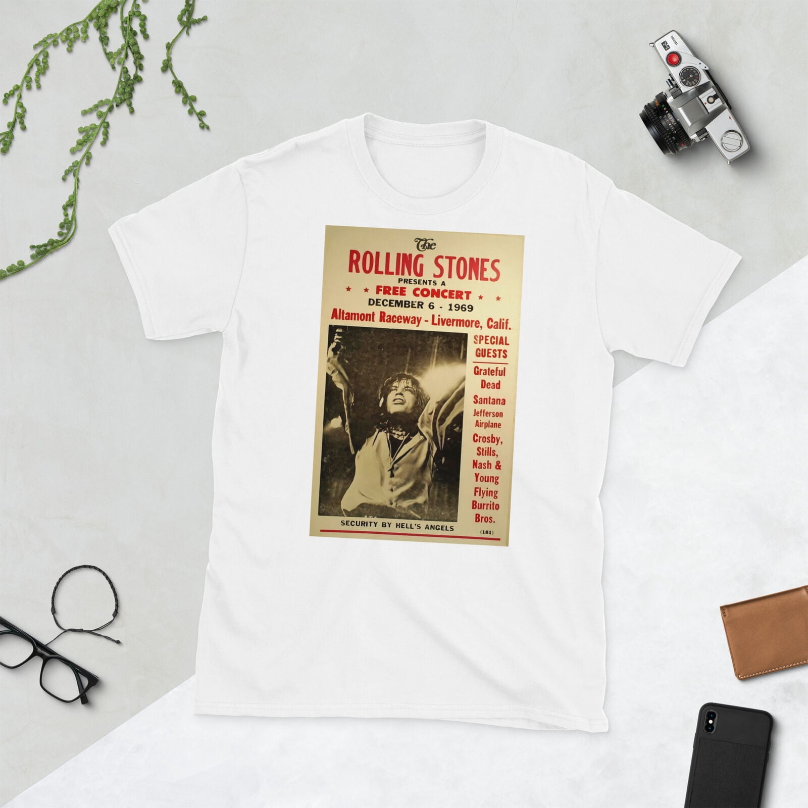 Altermont Speedway Free Concert Short-Sleeve Unisex T-Shirt - Walmart.com