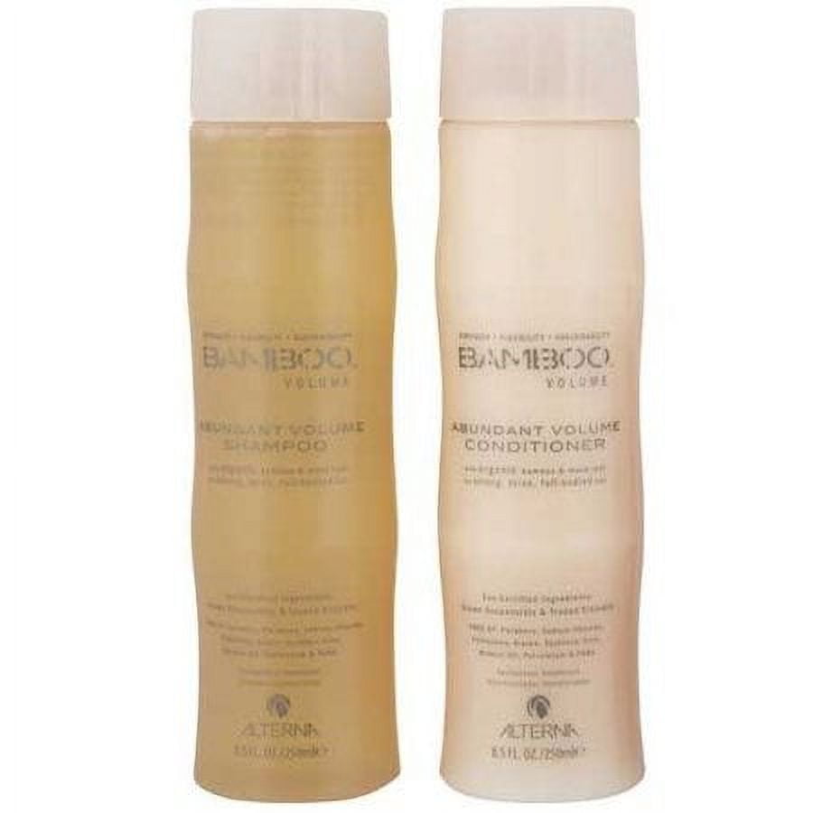 Alterna Bamboo Abundant Volume Shampoo and Conditioner Set (8.5 Oz Each ...