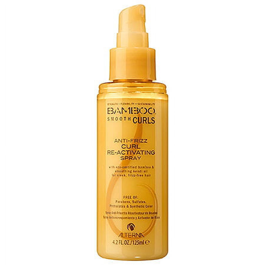 Alterna Bamboo Anti-Frizz Curl Re-Activating Hairspray, 4.2 Oz ...