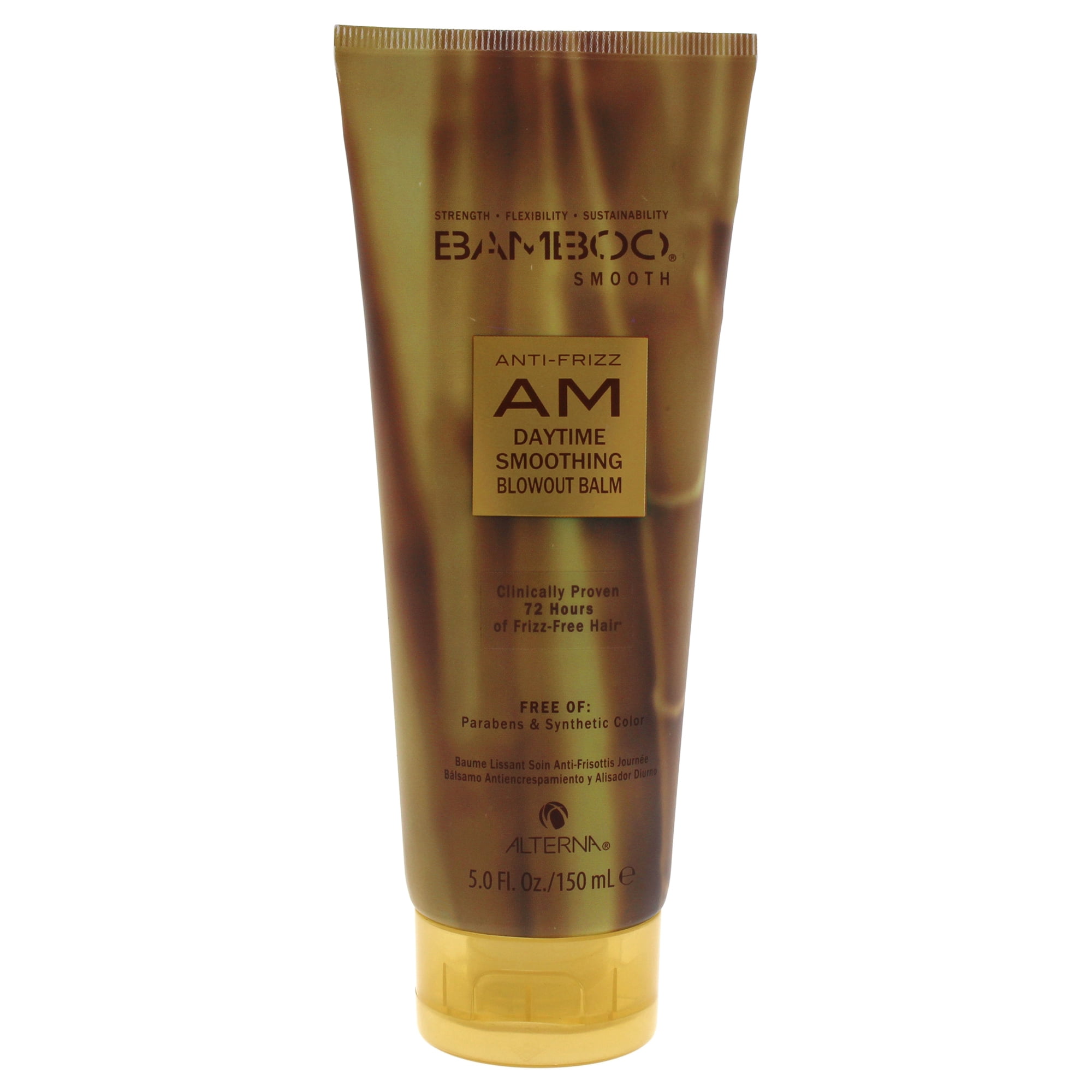 Alterna Bamboo Smooth Anti-Frizz Blowout Balm - 5 oz Lightening ...