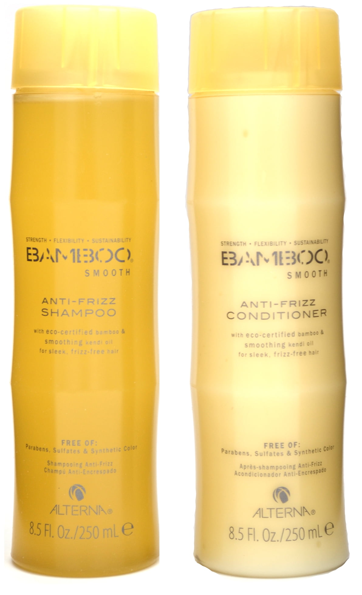 Alterna 8.5 Fl Oz Bamboo Smooth Anti-Frizz Shampoo and Conditioner ...