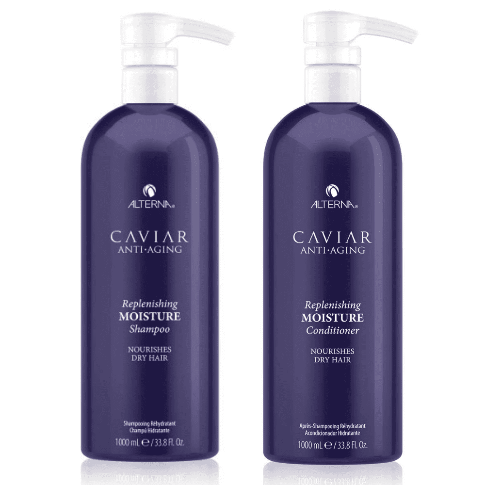 Alterna Caviar Anti-Aging Replenishing Moisture Shampoo Conditioner 33 ...