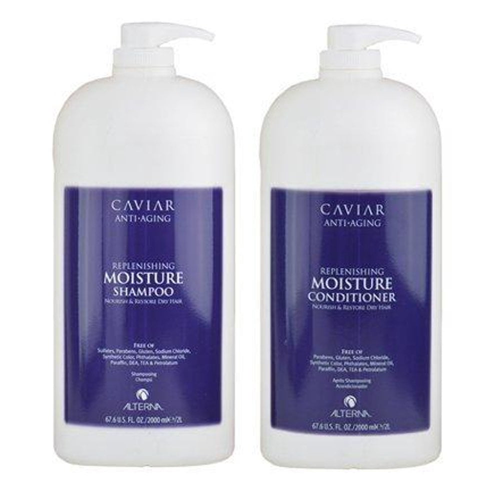 Alterna Caviar Anti Aging Replenishing Moisture Shampoo and Conditioner ...