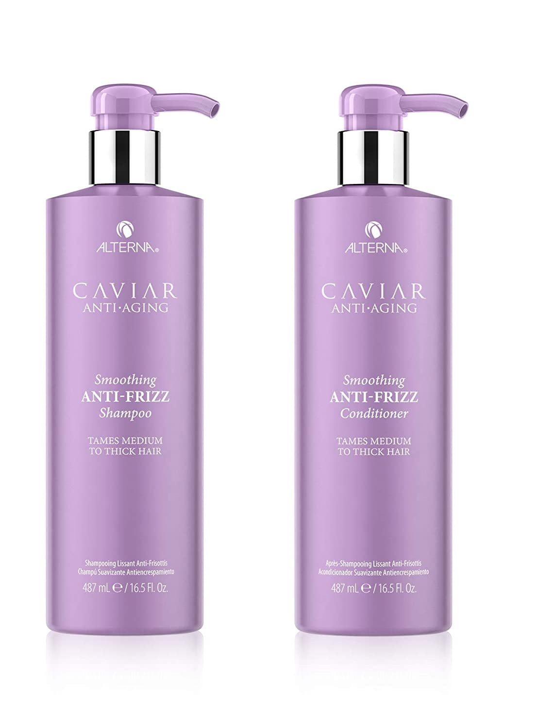 Alterna Caviar Anti-Aging Smoothing Anti-Frizz Shampoo & Conditioner 16 ...