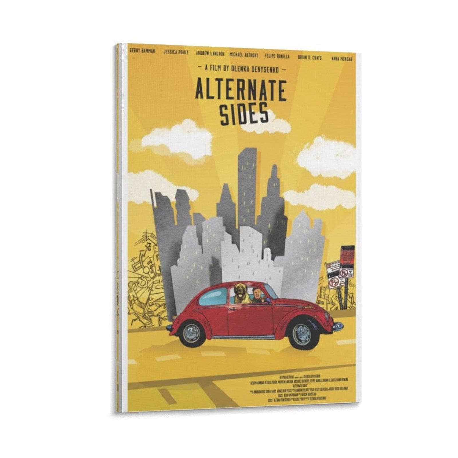 Alternate Sides Room Aesthetic Poster Print Art Wall Painting Canvas ...