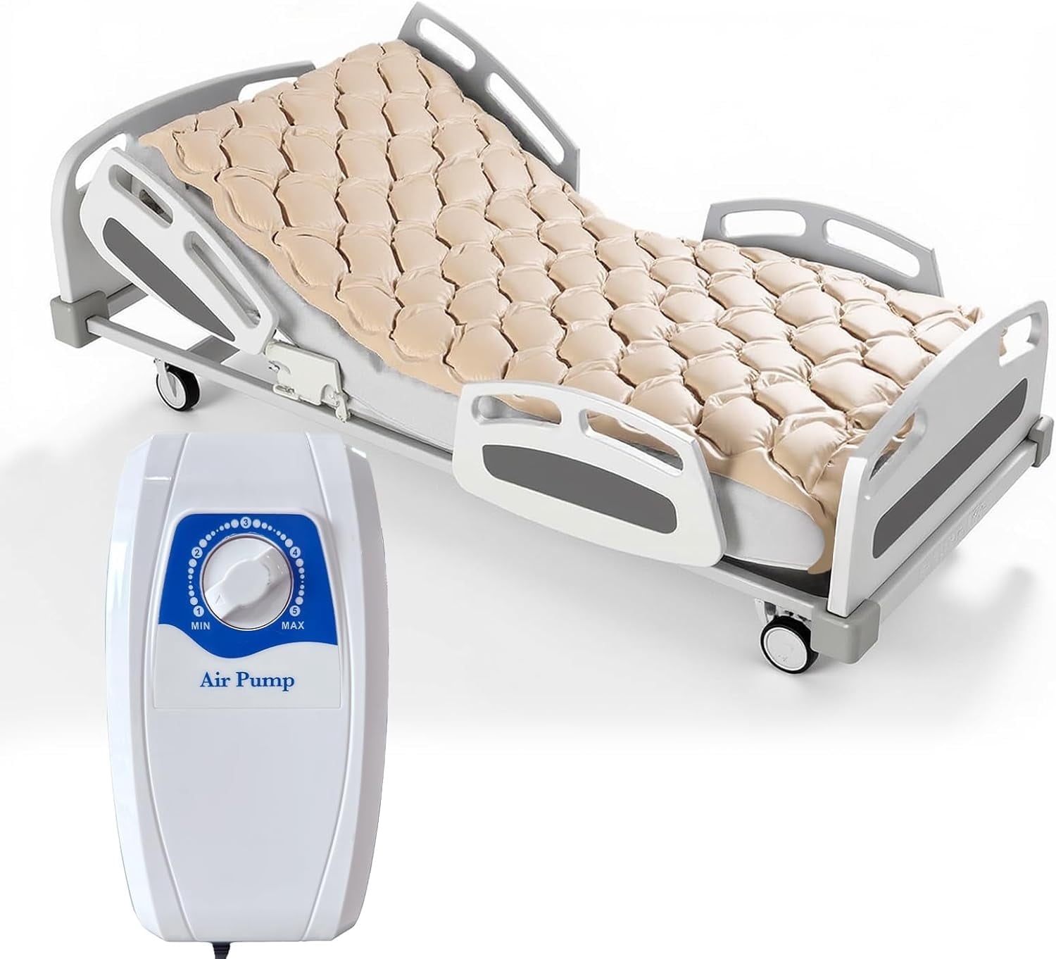 Alternating Air Pressure Mattress with Electric Pump, Beds Bubble Pad ...