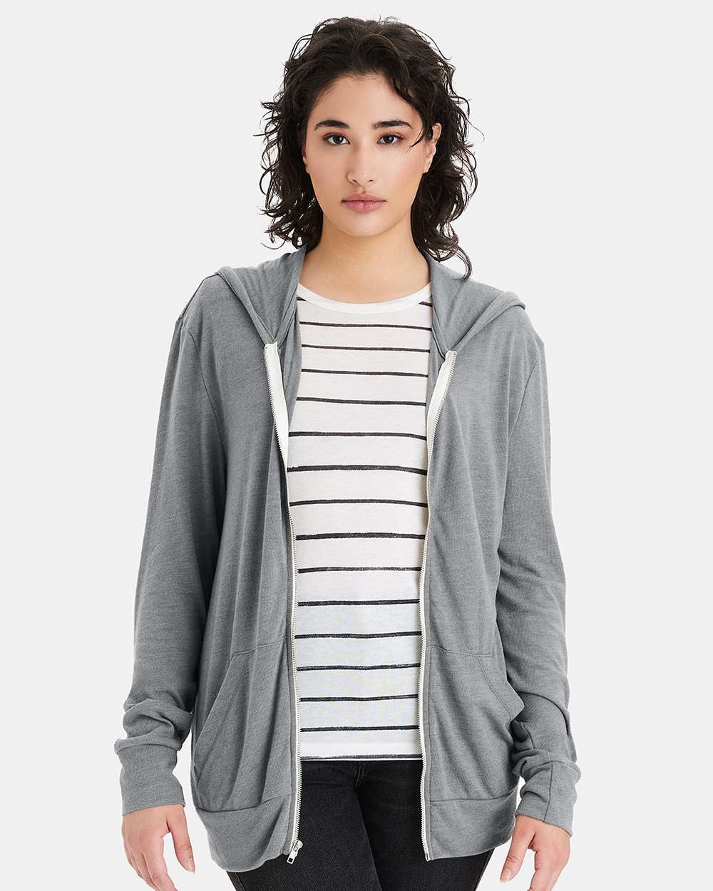 Alternative AA1970 Unisex Eco Long-Sleeve Full-Zip Hoodie - Walmart.com