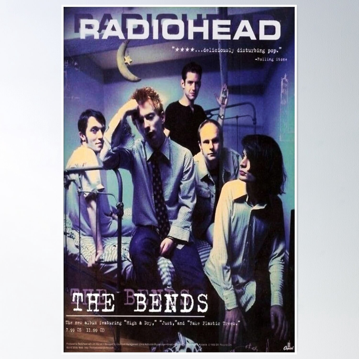 Alternative Band 80S Poster Poster Wall Art, Modern Wall Decor, 8x12 ...