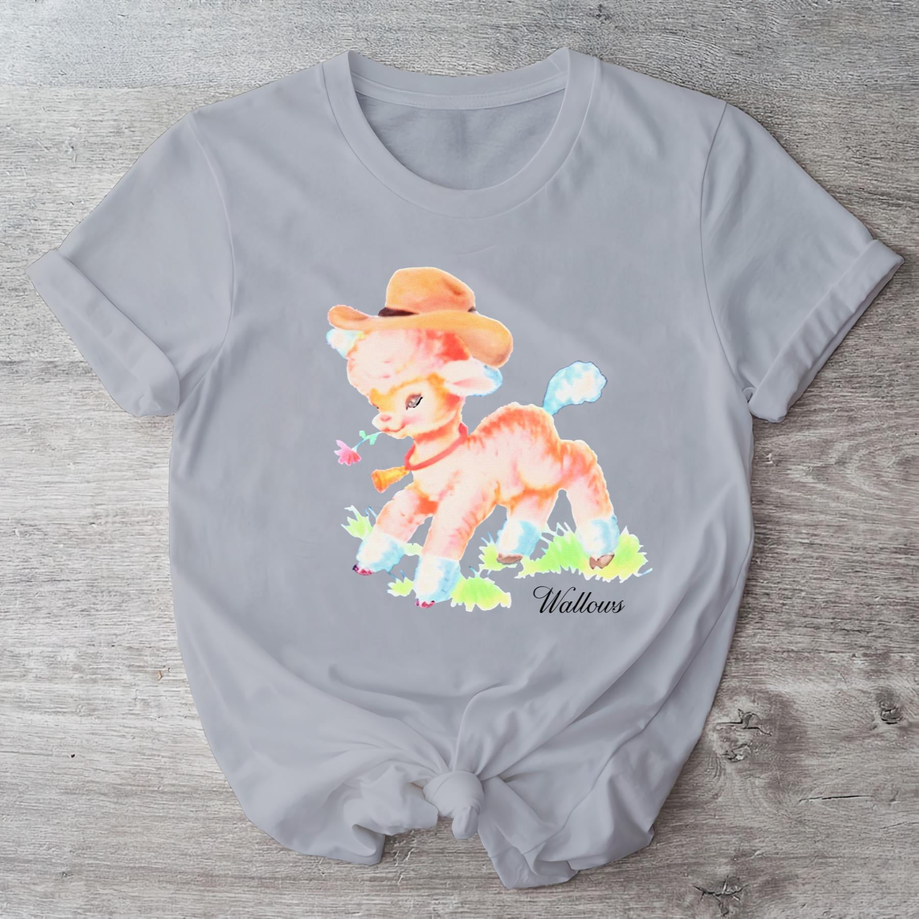 Alternative Band Inspired Graphic Shirt, Larry The Lamb Design ...