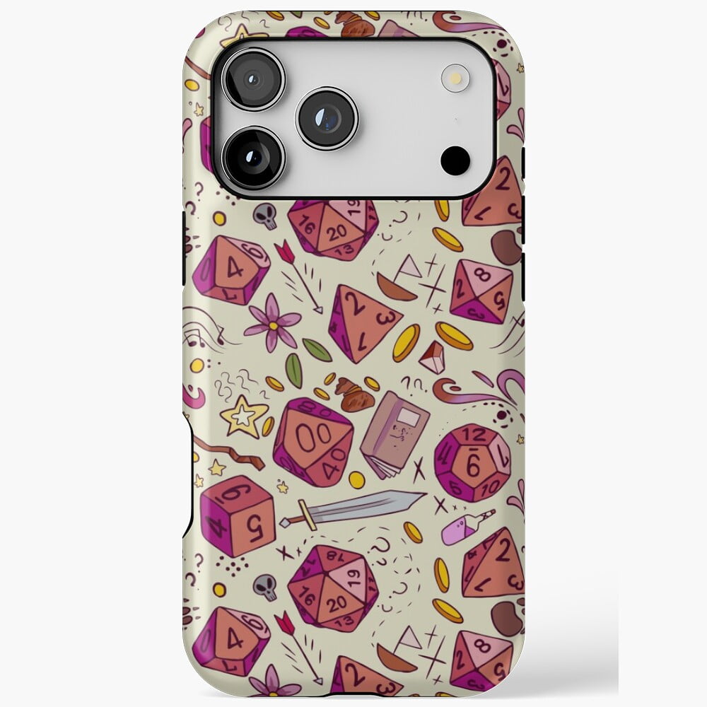 Alternative Color DND Dice Art Phone Cover for iPhone 11 12 13 14 15 16 ...