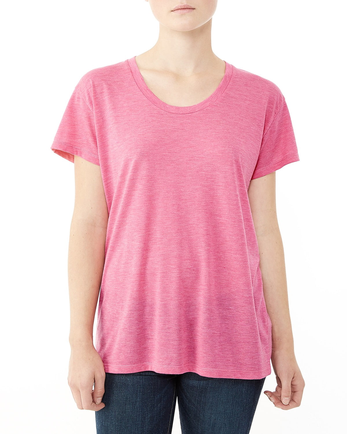 Alternative-Ladies' Melange Burnout Kimber Fashion T-Shirt-AA2620 ...