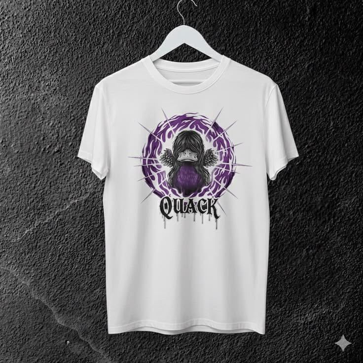 Alternative Metal Duck Shirt Emo Punk Gothic Concert Graphic Comfort ...