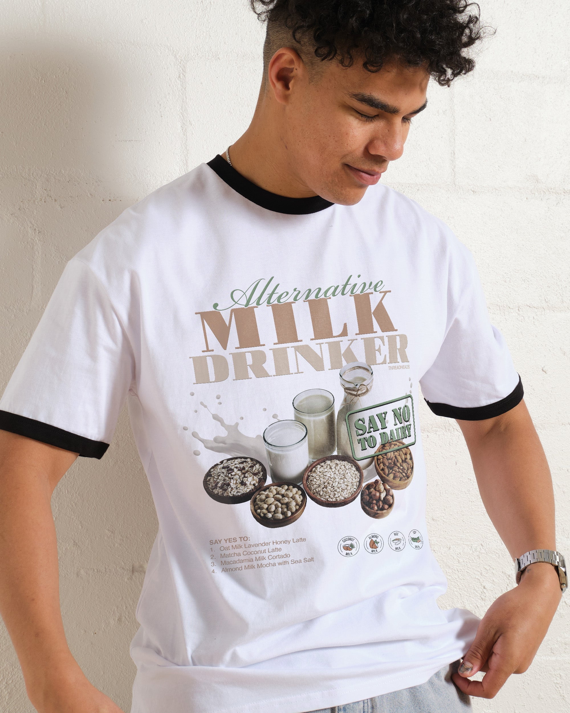 Alternative Milk Drinker T-Shirt gender_mens - Walmart.com