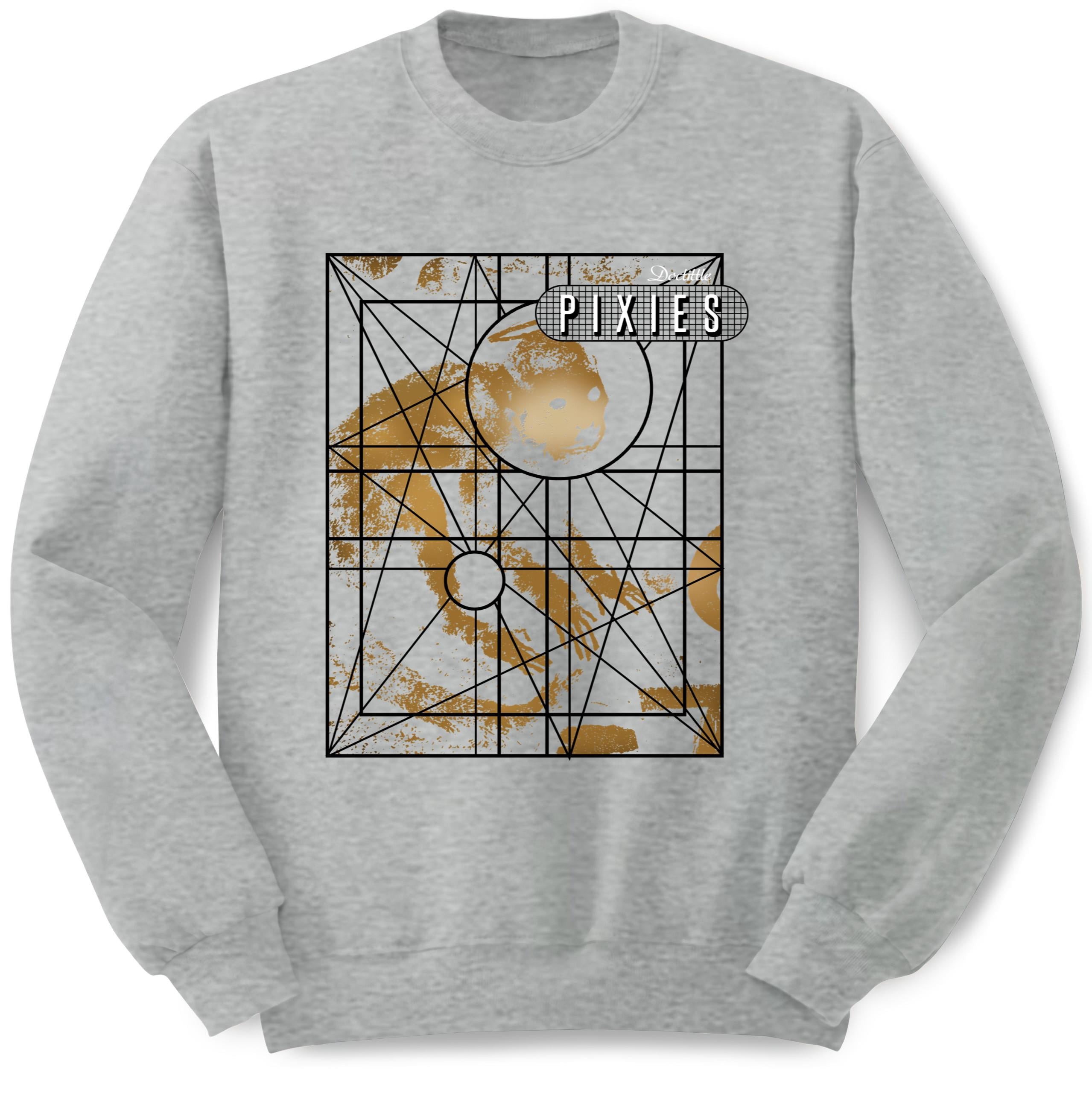Alternative Music Graphic Sweatshirt, Vintage Grid Design - Walmart.com