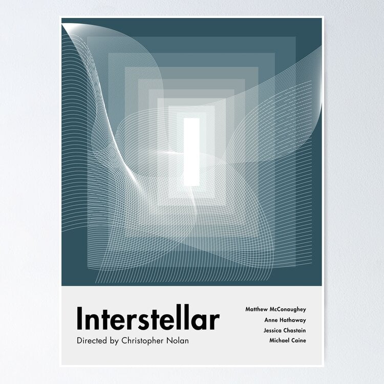 Alternative Poster For Interstellar Poster- Unframed Poster | Wall Art ...
