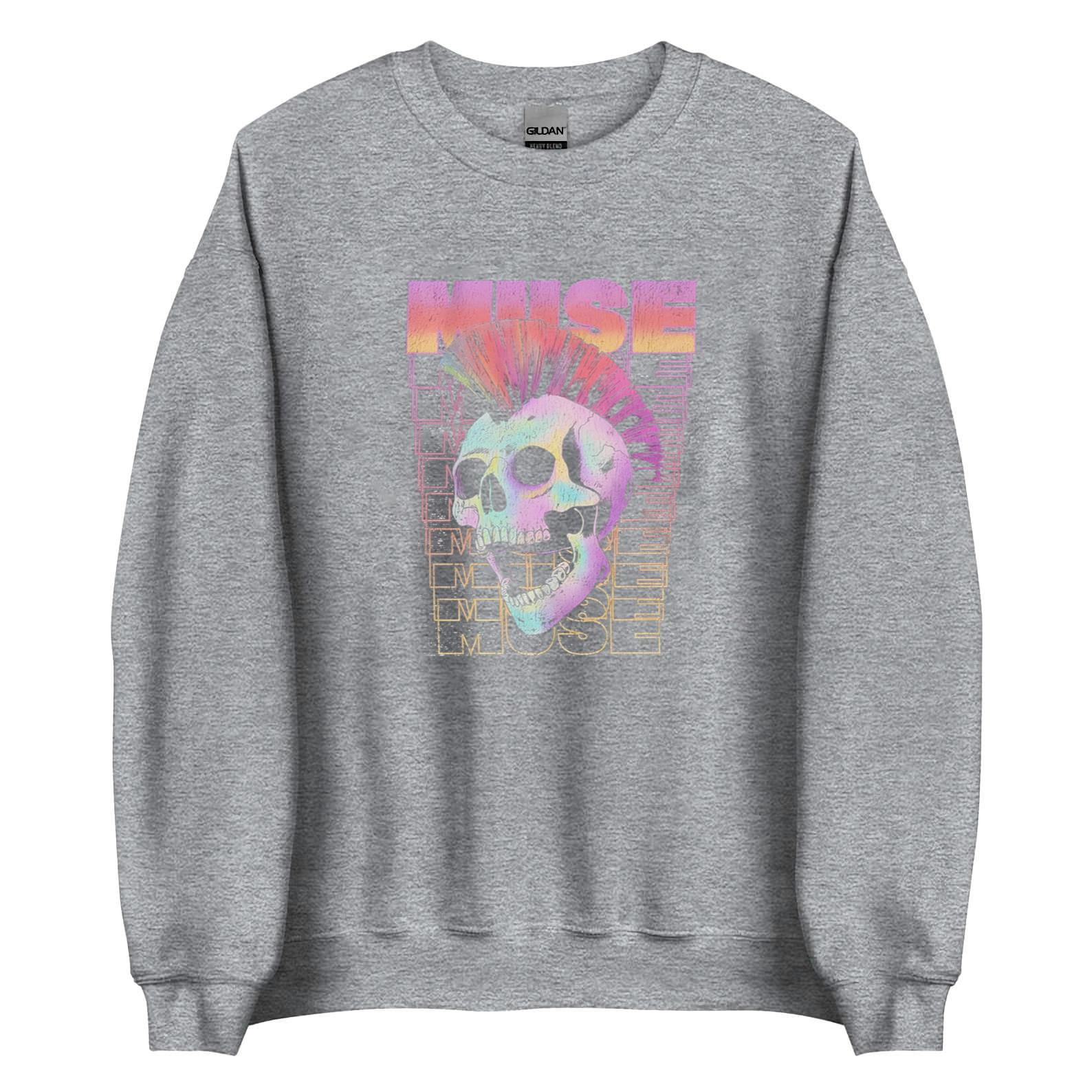 Alternative Rock Mohawk Rebel Graphic Shirt, Black Grunge Punk Style ...
