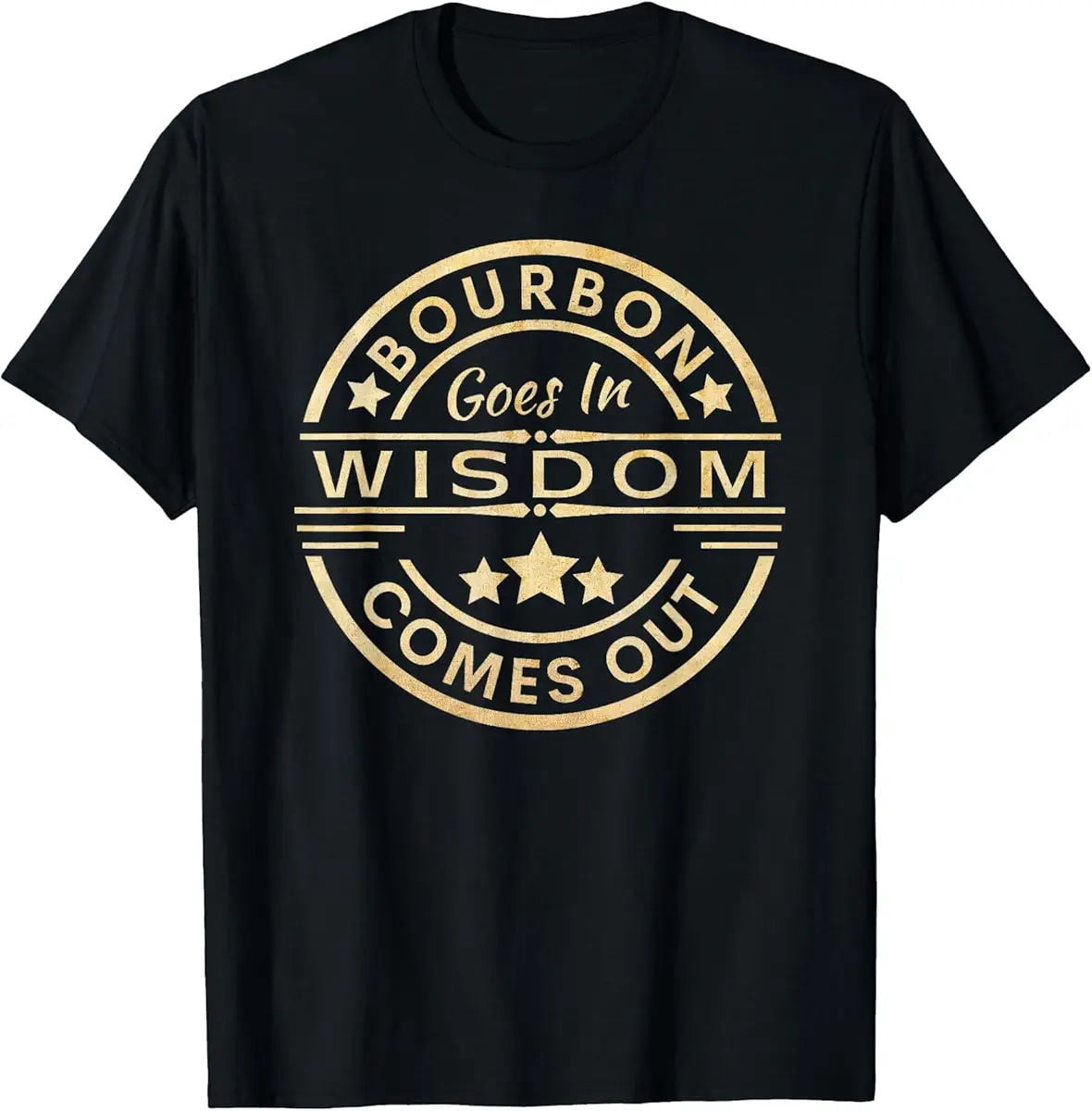Alternative Slogan Distilled Spirit Wisdom Bourbon Slogan Tee Unisex T ...