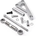Alternator Bracket Kit Fit for Chevy SBC 350 Long Water Pump Small ...