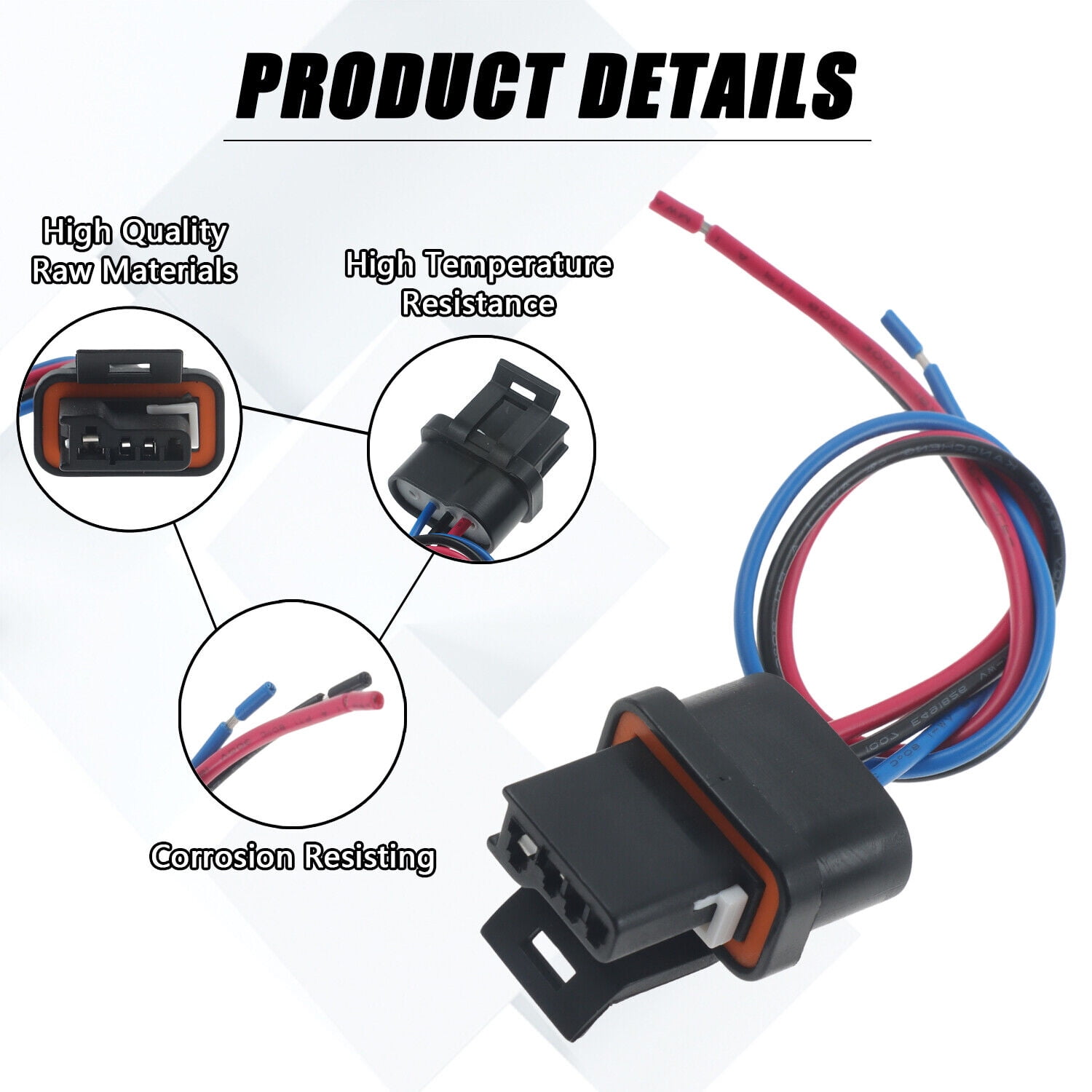 Alternator Plug Connector Assembly for 1988-1992 305 TBI Pontiac ...