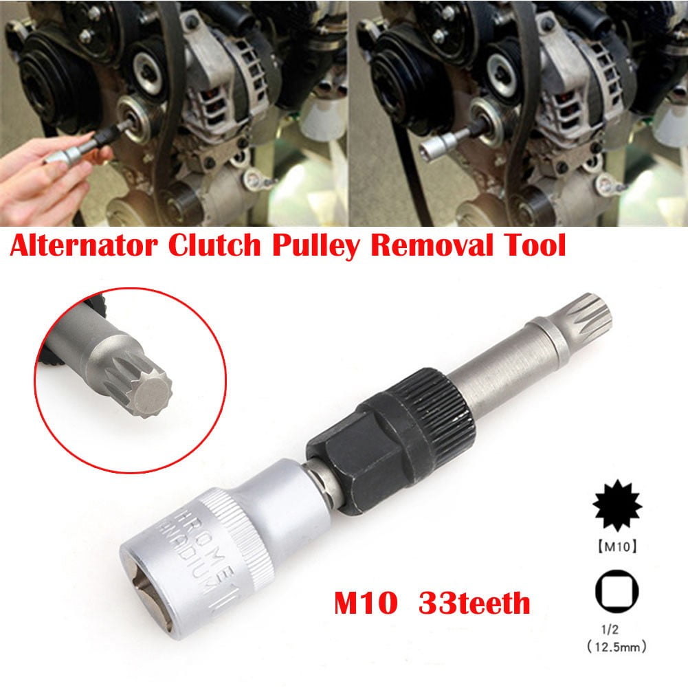 Alternator Pulley/Socket Bit With 33T Tool Alternator Clutch Pulley ...