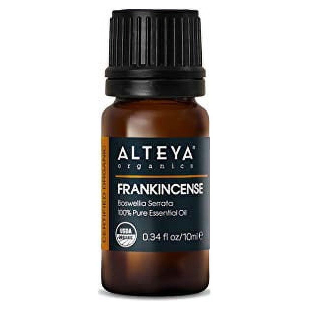 Alteya Organic Frankincense Essential Oil (Boswellia Serrata) - USDA Certified Organic - 10mL ...