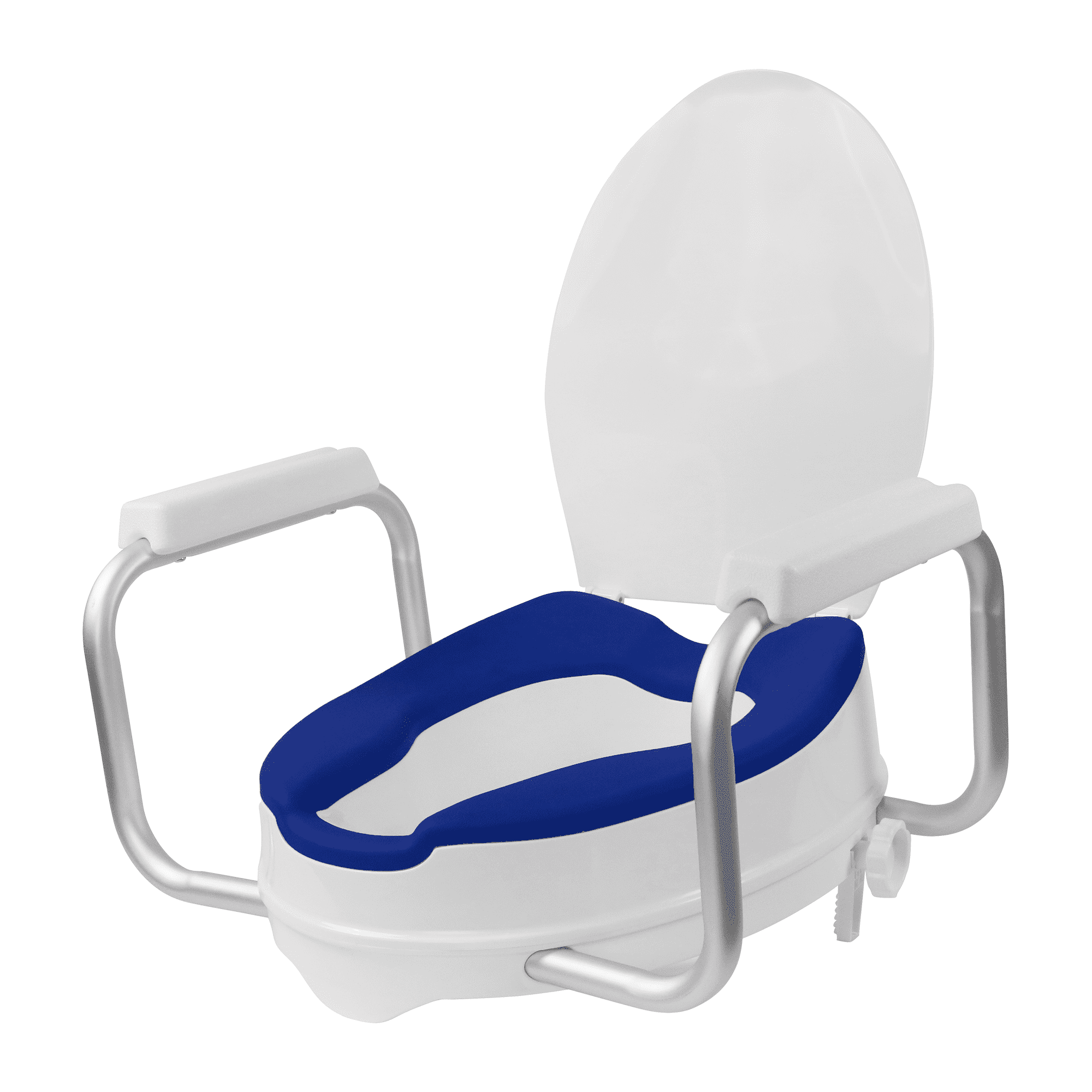 AltiCare Raised Toilet Seat 5-Inch Elevated Commode Riser with ...