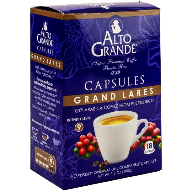 Alto Grande Super Premium Capsules for Nespresso Machines, 100 Percent ...
