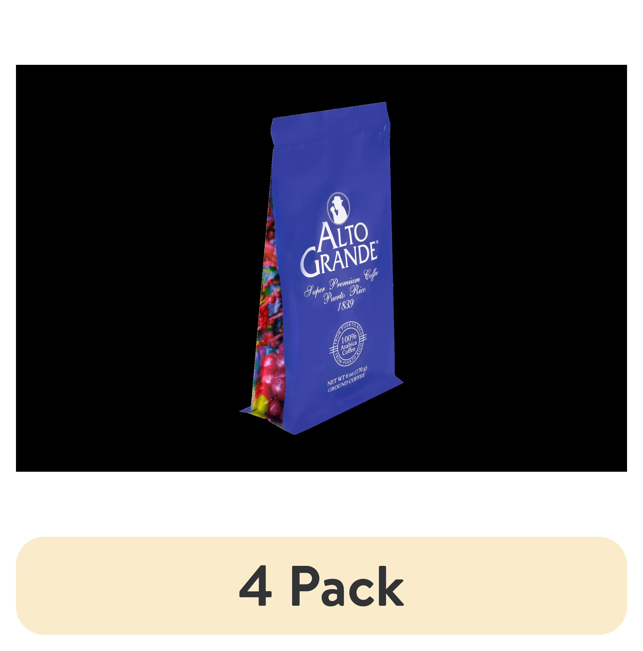 (4 pack) Alto Grande Super Premium Ground Coffee 100 Percent Arabica ...