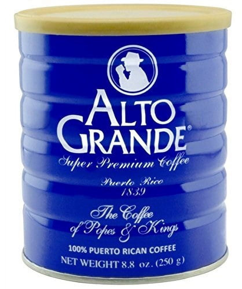Alto Grande Super Premium Puerto Rican Ground Coffee, 8.8 Ounce Can ...