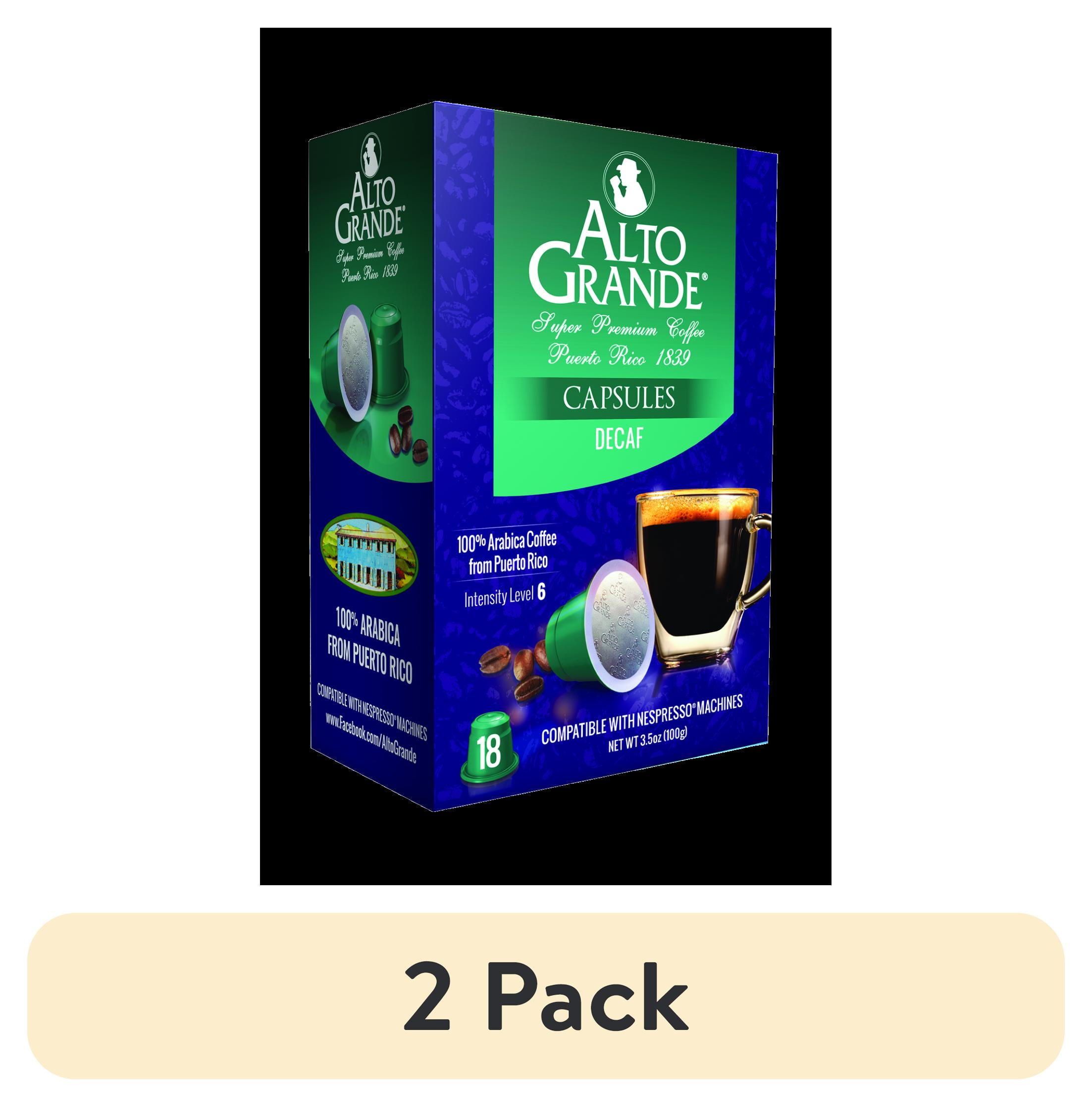 (2 pack) Alto Grande Super Nespresso Machines, Percent Arabica Coffee ...