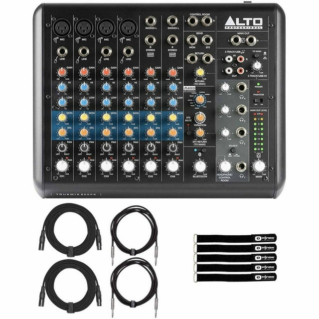 Alto Professional TrueMix 800 FX 8-Channel Compact Mixer with ...