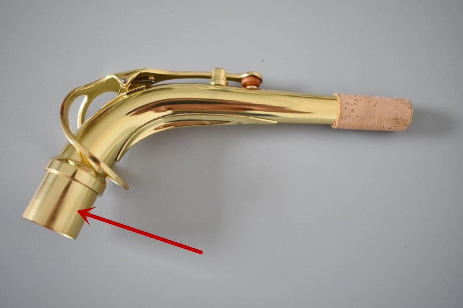 Alto Tenor Saxophone Bend Neck Hoop Woodwind Accessory Brass Saxophone ...