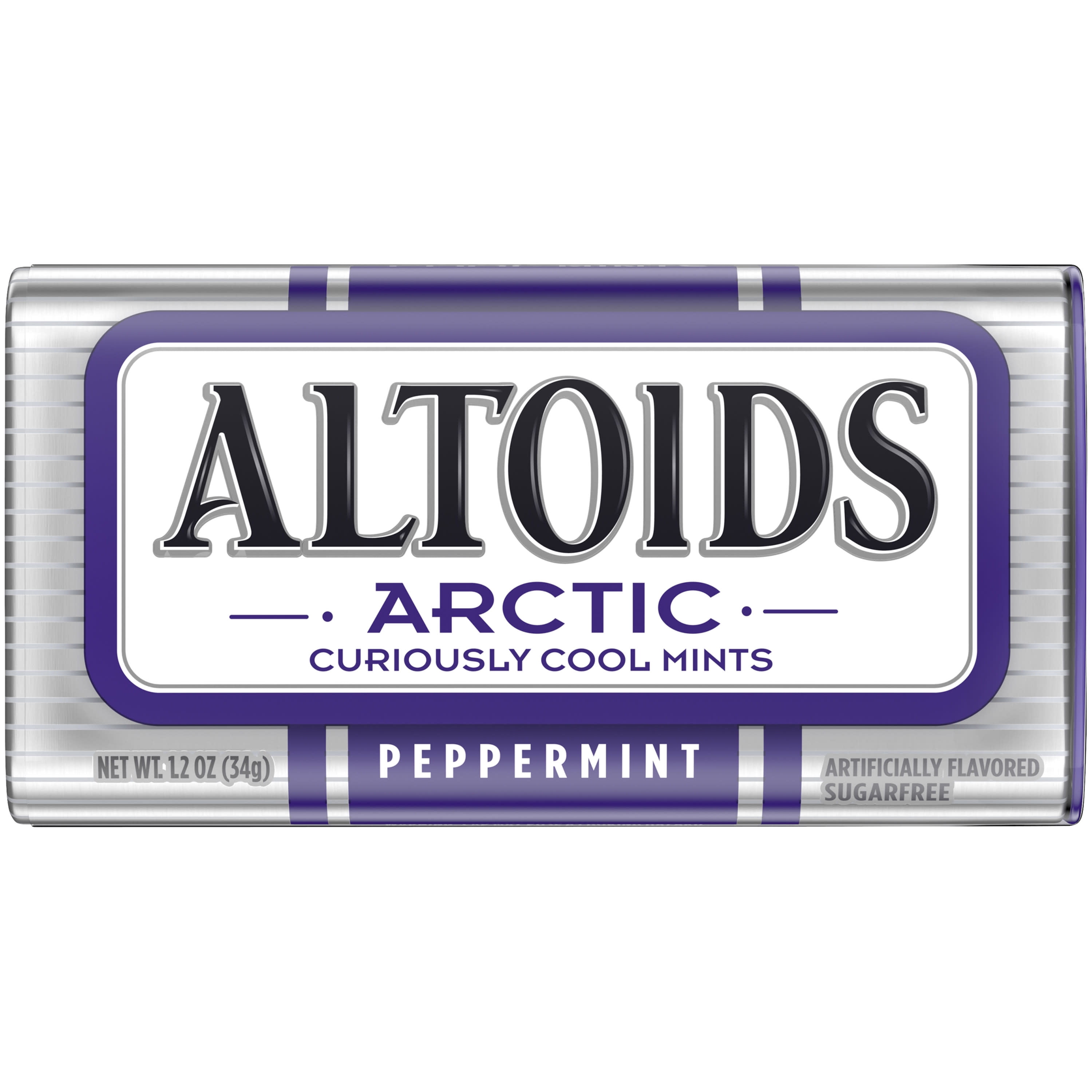 Altoids Arctic Sugar-Free Peppermint Breath Mints - Convenient 1.2oz ...