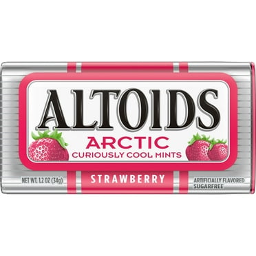 ALTOIDS Arctic Strawberry Sugar Free Breath Mints, 1.2 oz. Bulk Pack (8 ...