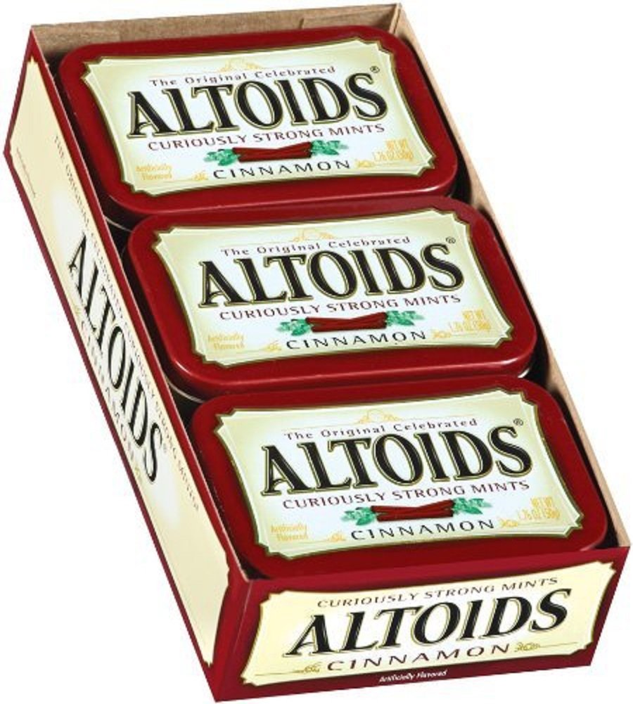 Altoids Curiously Strong Mints, Cinnamon, 1.76oz Per Tin, 6 Tin Pack ...