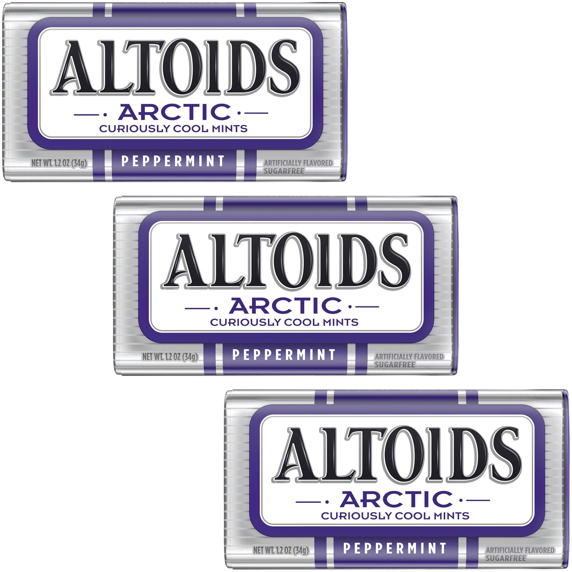 Altoids Peppermint Mints, 1.2 Ounce Each (3 Pack, 3.6 Ounce Total ...