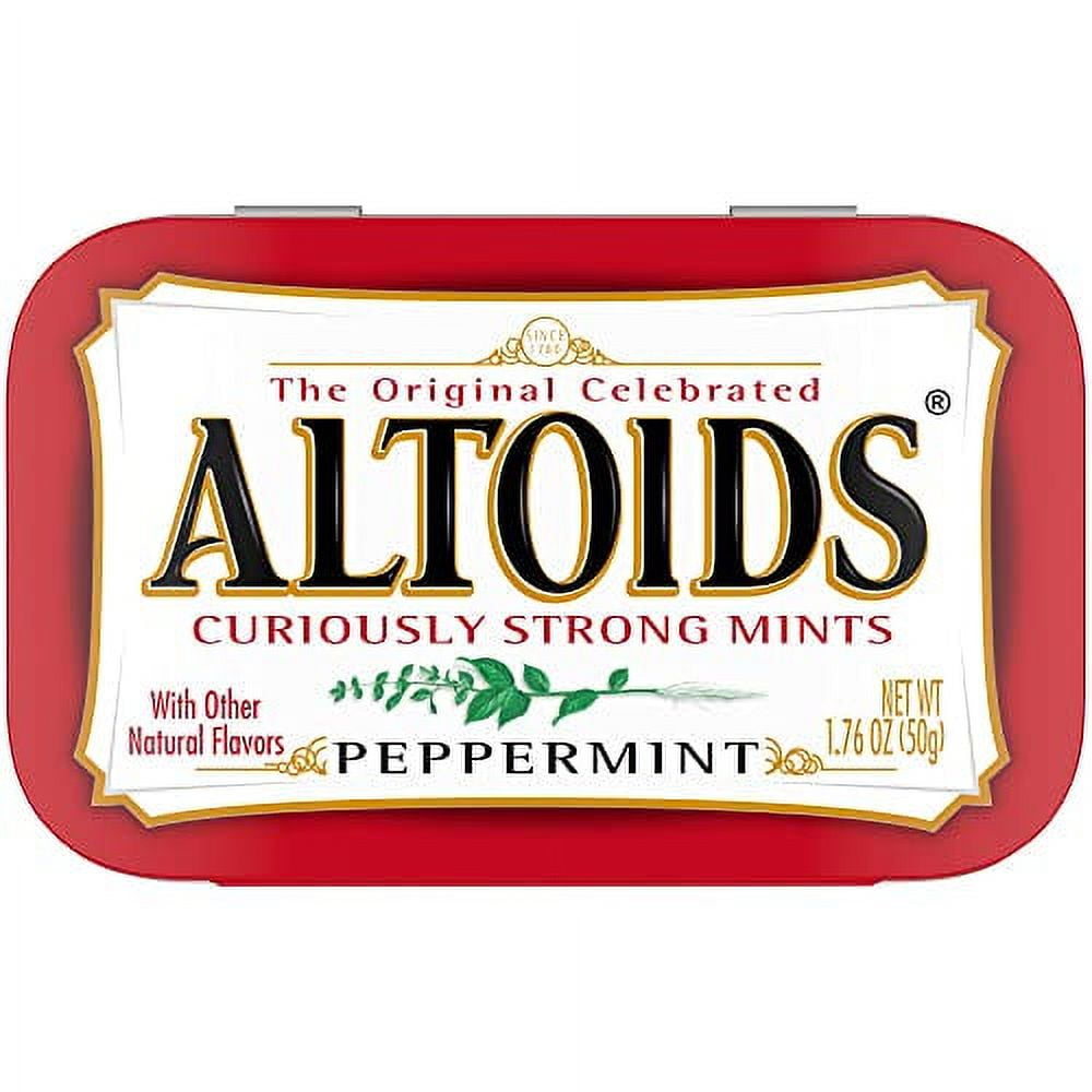 ALTOIDS Peppermint Mints, Peppermint Candy, 1.76 oz. Pack of 2 ...