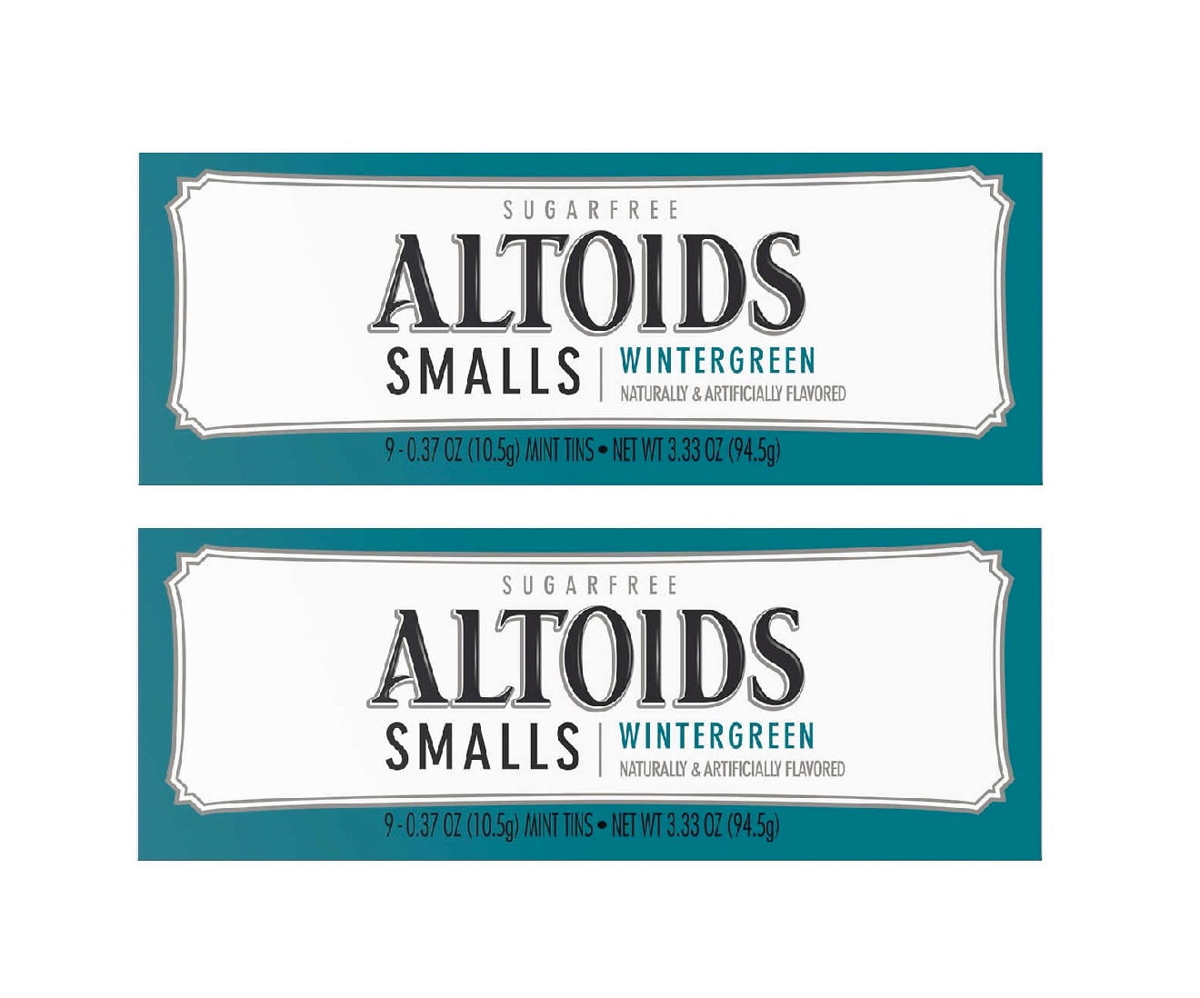 Altoids Smalls Breath Mints, Sugar Free Wintergreen, 0.37 oz, 9 ct 2PK ...