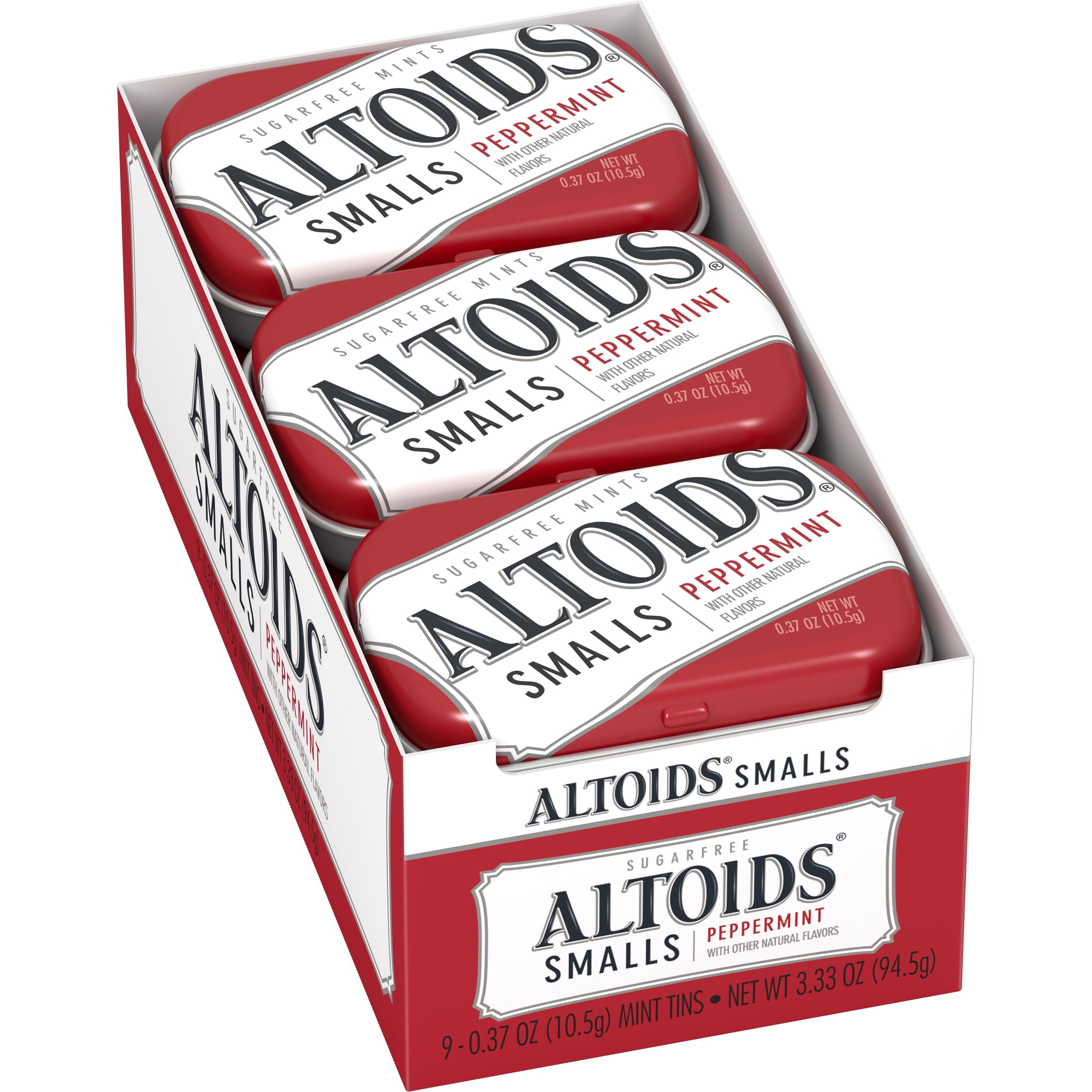 Altoids Smalls Sugarfree Breath Mints, Peppermint, 0.37 ounce (9 Packs ...