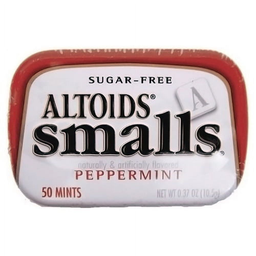 Altoids Smalls Sugar Free Peppermint By Wrigleys - 0.5 Oz Ea, 9 / Box ...