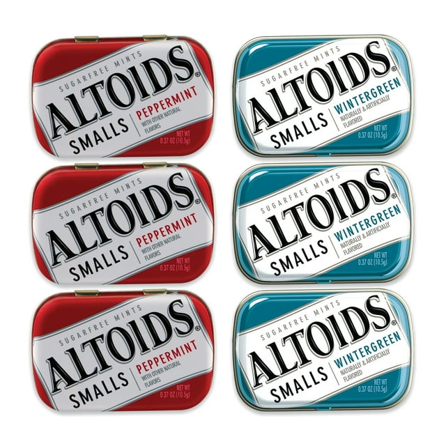 Altoids Smalls Variety Pack of 2 Flavors 3 of Each (Total of 6, 0.37oz ...