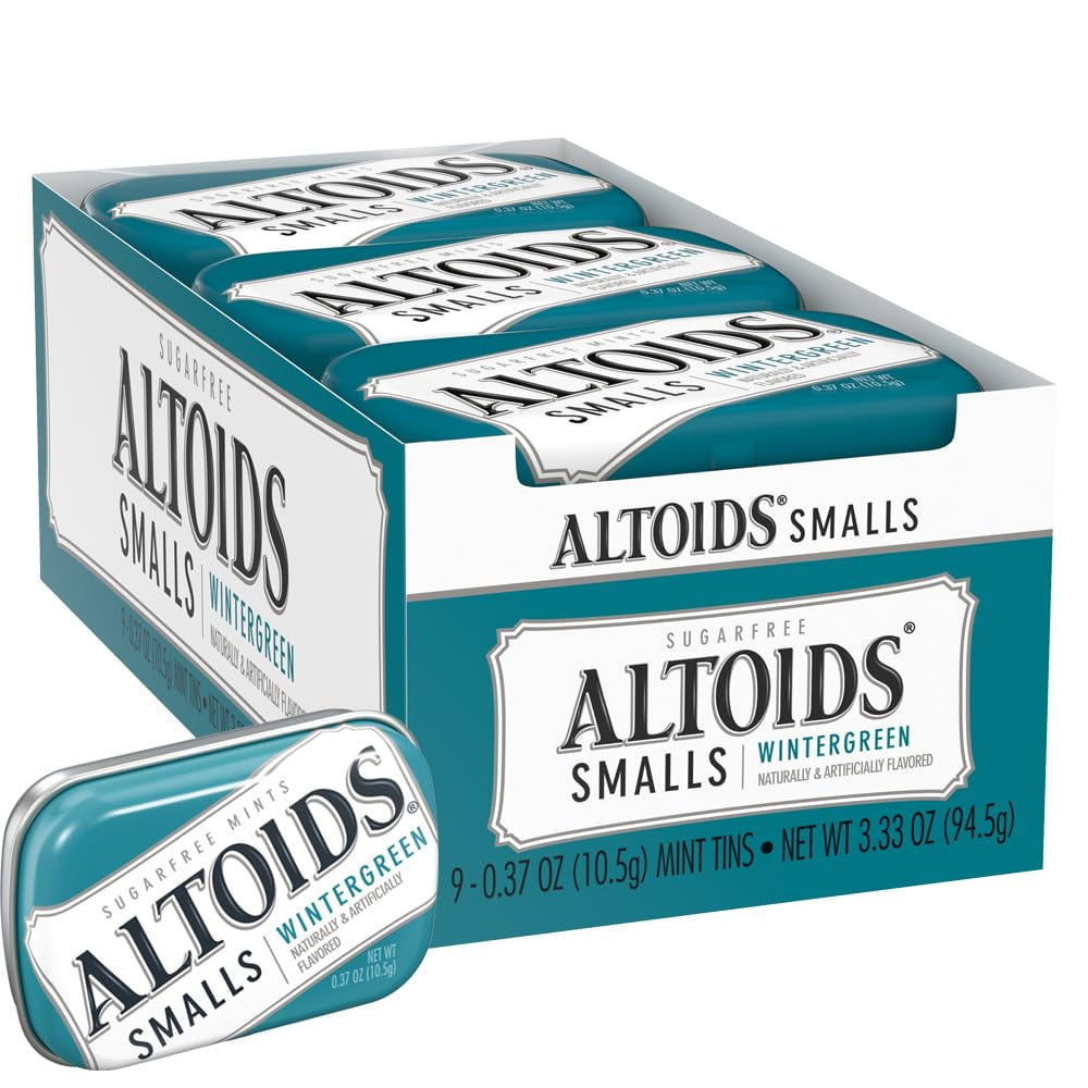 The Hampton Candy, Altoids Smalls Wintergreen Breath Mints, 0.37 Ounce ...