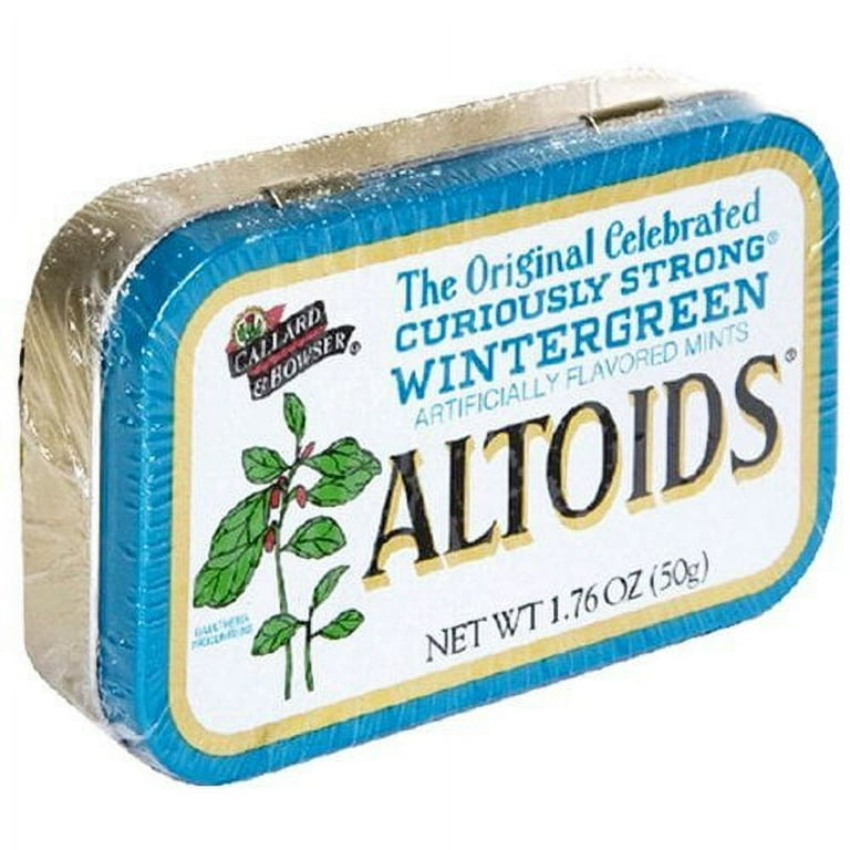 Altoids Mints Wintergreen Altoids Wintergreen Empty Tin W/ Paper