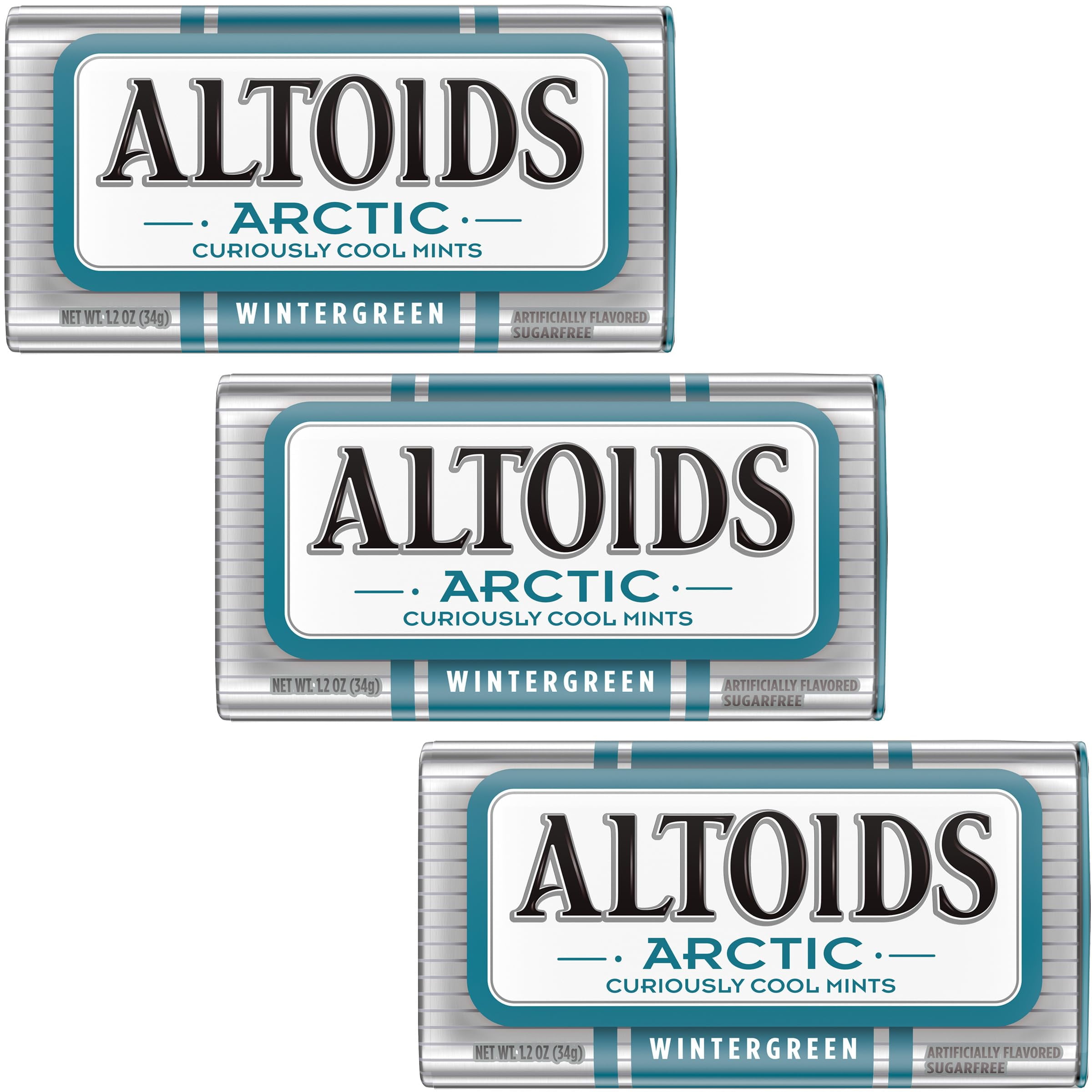 Altoids Wintergreen Mints, 1.2 Ounce Each (3 Pack, 3.6 Ounce Total) - Walmart.com