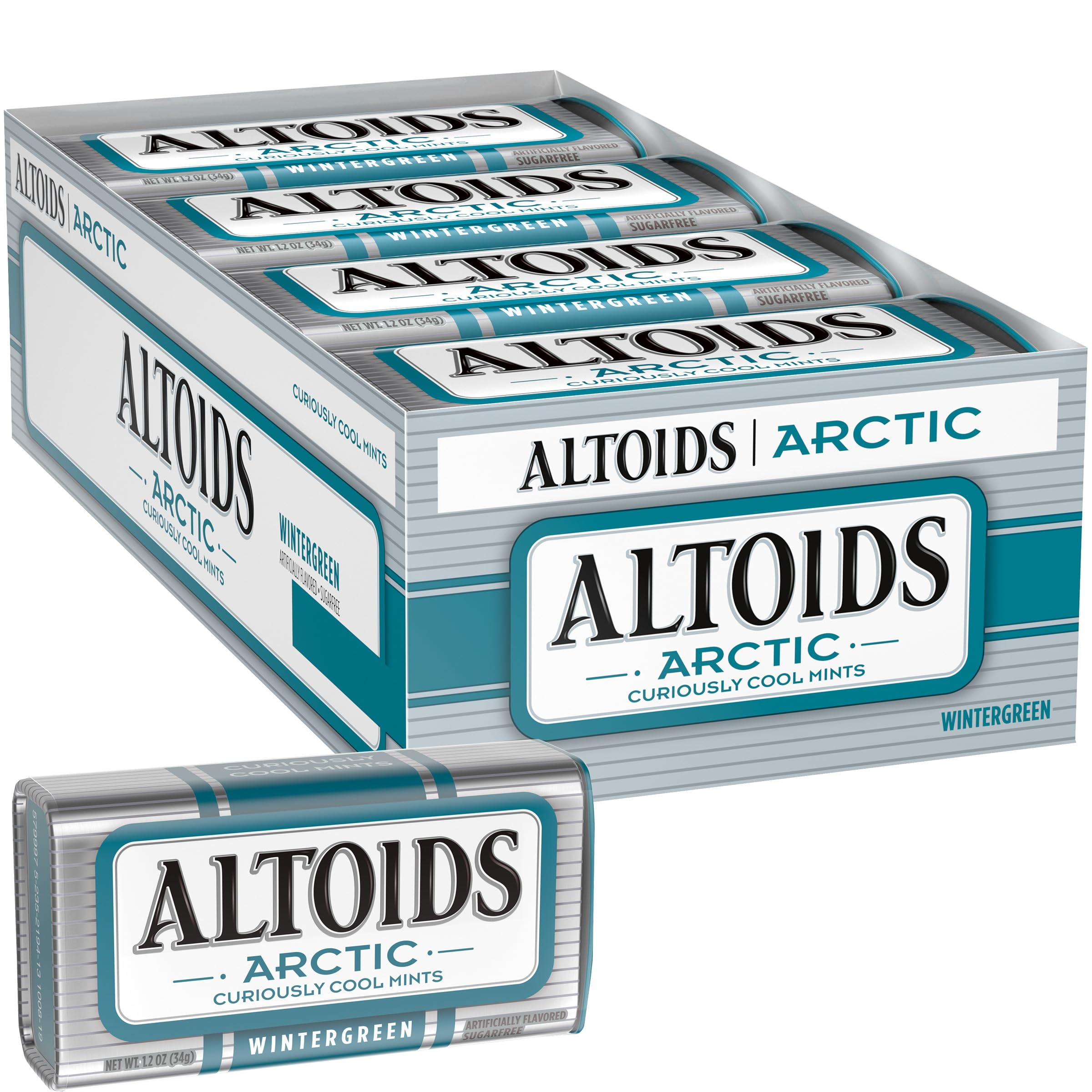 Altoids Wintergreen Mints, 1.2 Ounce Each (8 Pack, 9.6 Ounce Total ...