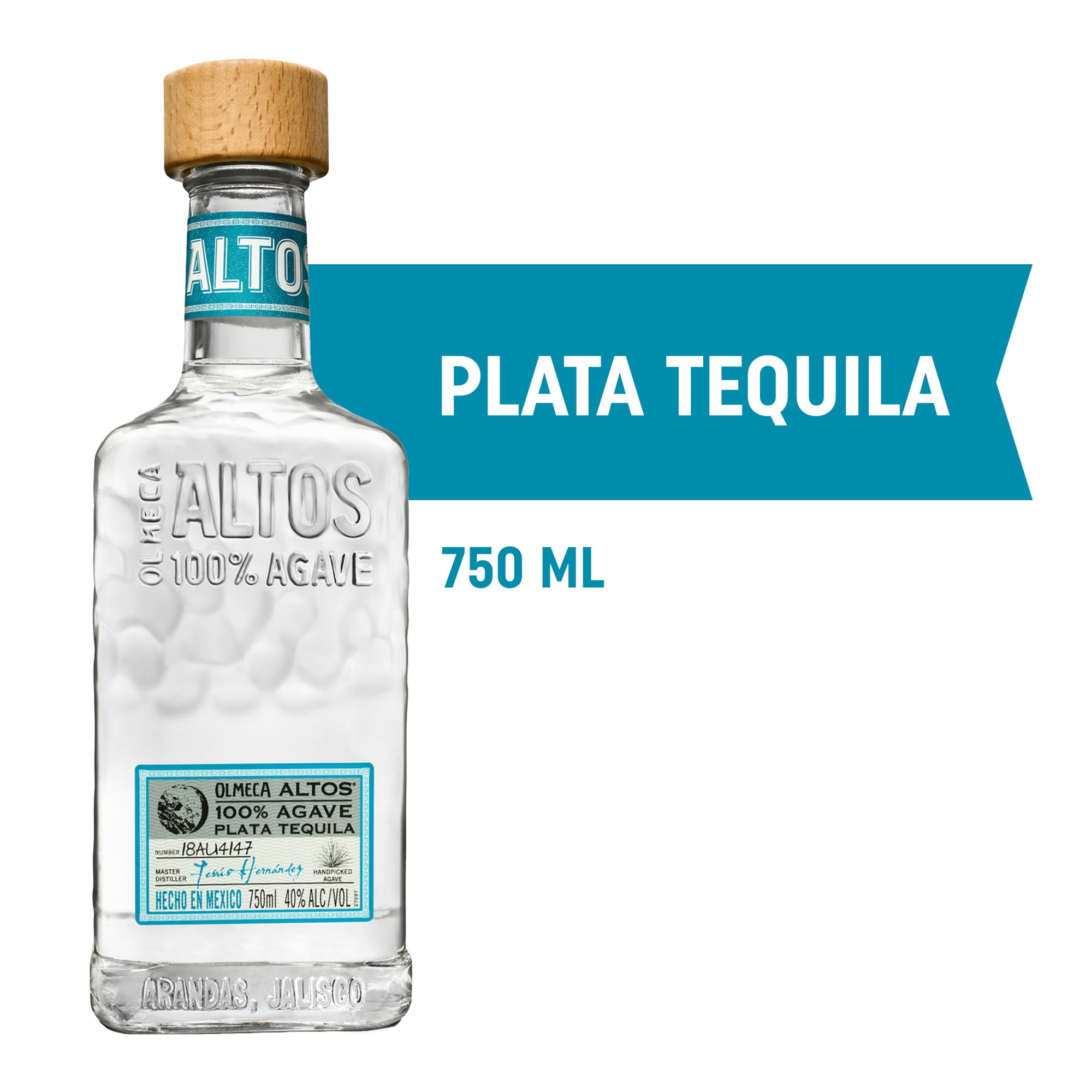 Altos Tequila Plata 750mL, 80 Proof - Walmart.com