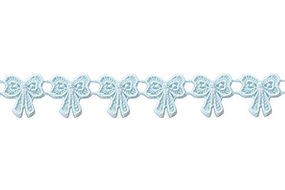 Altotux 1" 13 Colors of Embroidered Ribbon Bow Tie Venice Lace Trim ...